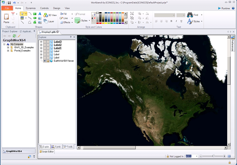 Including Web Services Data in a GraphWorX64 Display
