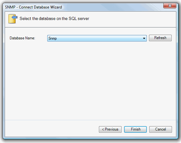 Connecting To An Existing Sql Server Configuration Database Using Snmp
