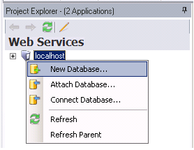 Creating a New SQL Server Configuration Database Using the Web Services ...