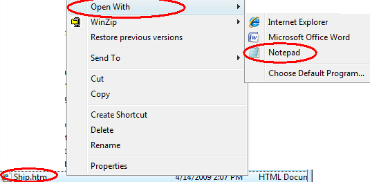 View Local and Remote Sample HTM Files in Internet Explorer