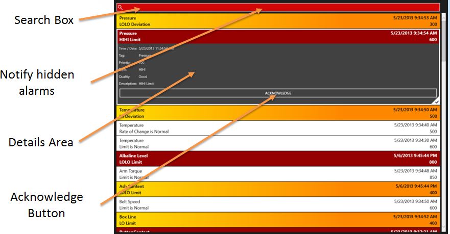 Alarms List View Apple