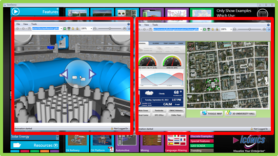 NUI Support for Multiple Window Scenarios