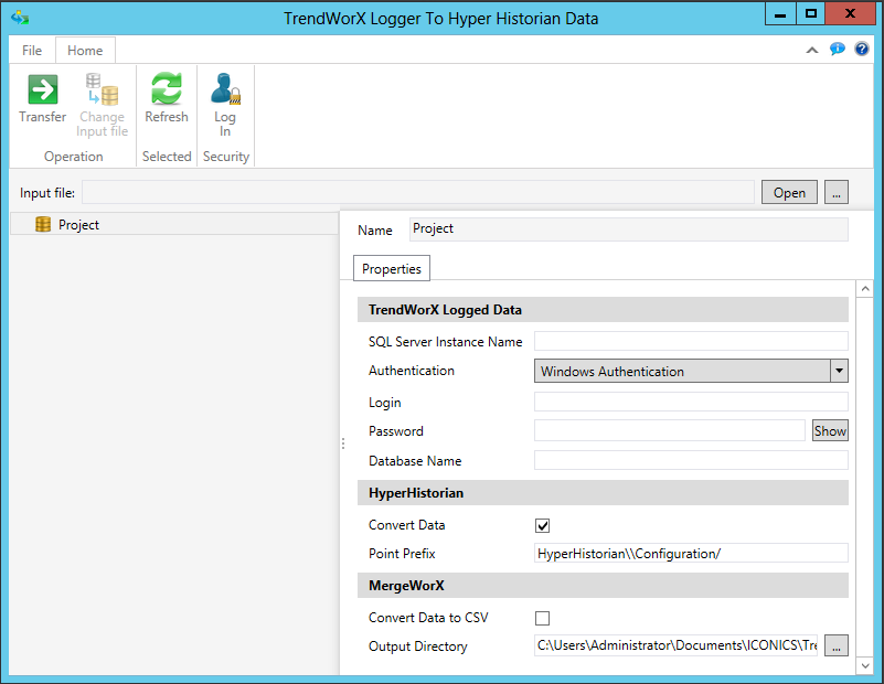 TrendWorX Logger to Hyper Historian Data
