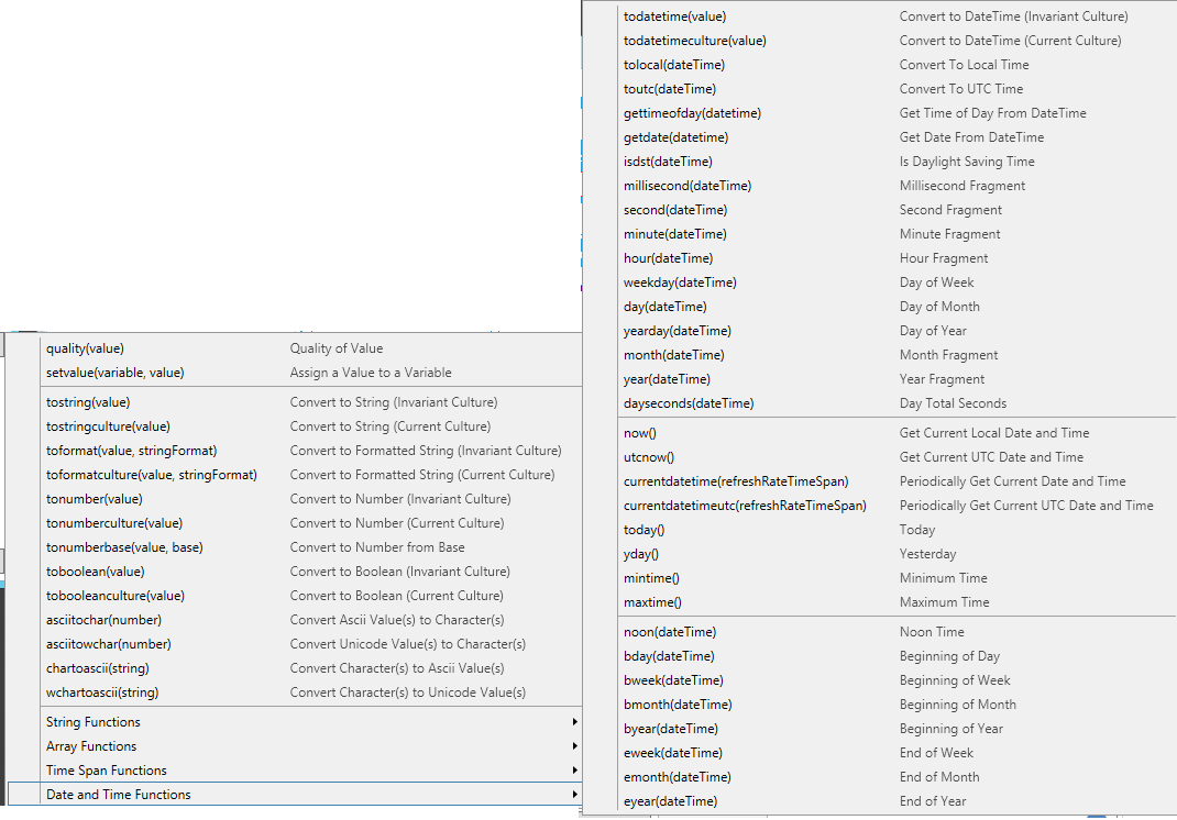 Expression Editor