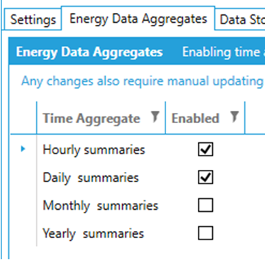 General Options Node for Energy AnalytiX