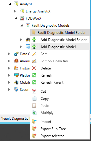 Create a Diagnostic Model