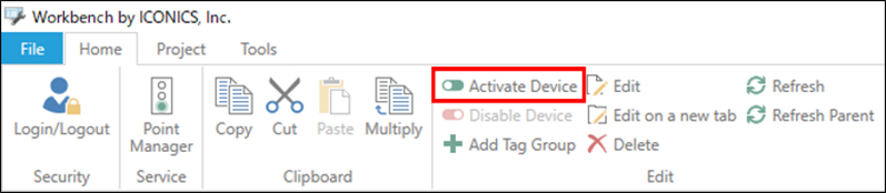 Activate and Disable