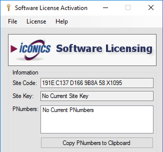 Using the ICONICS Web Licensing Utility for Software Key License