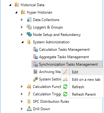Synchronization Tasks Management